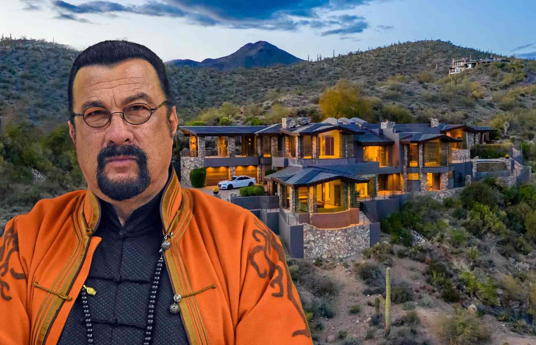 Inside Steven Seagal's incredible bulletproof desert mansion