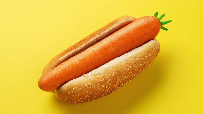 The Step You Can't Skip For Carrot Hot Dogs To Keep Them Firm On The Grill