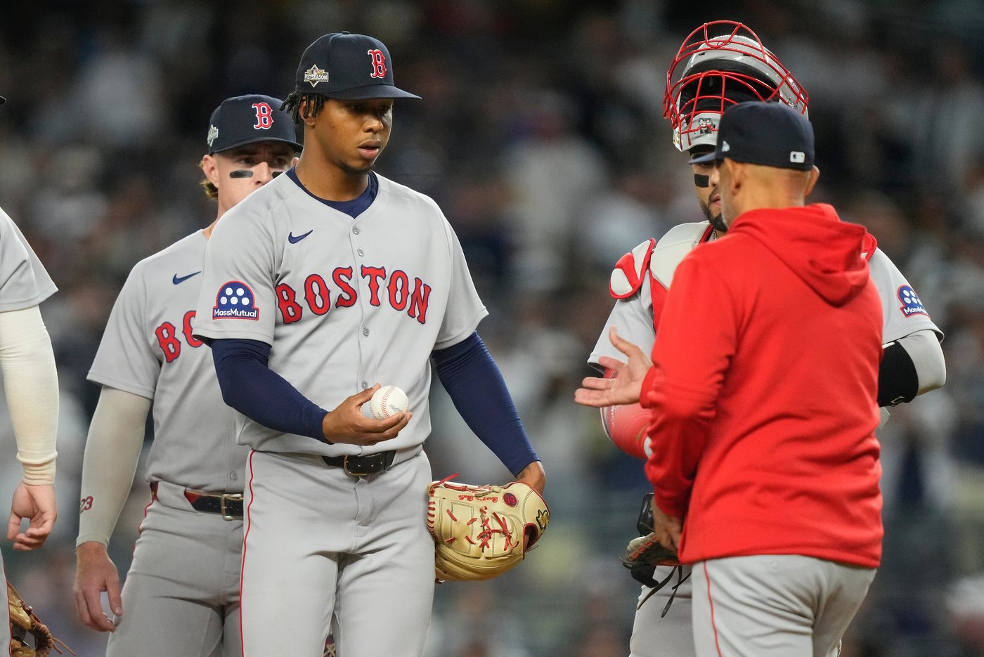 Red Sox use 7 pitchers in their AL Wild Card Game 2 loss to the Yankees
