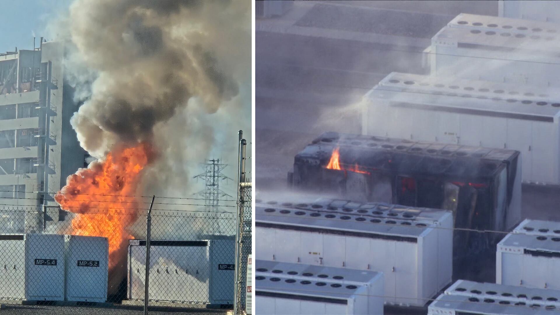 Multiple agencies fight battery storage fire at Glendale-Peoria border