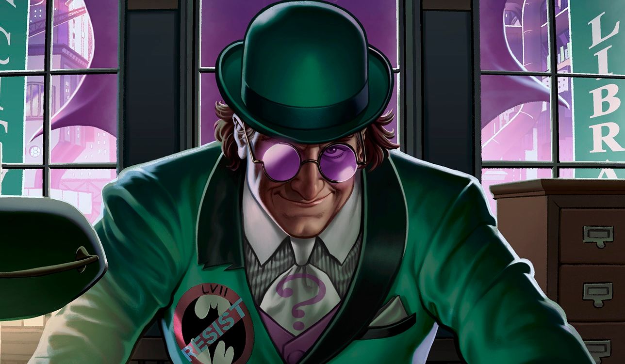 Batman's new Riddler revealed in Batman: Revolution poster