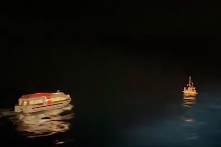 Royal Caribbean cruise ship rescues stranded group aboard ramshackle ...