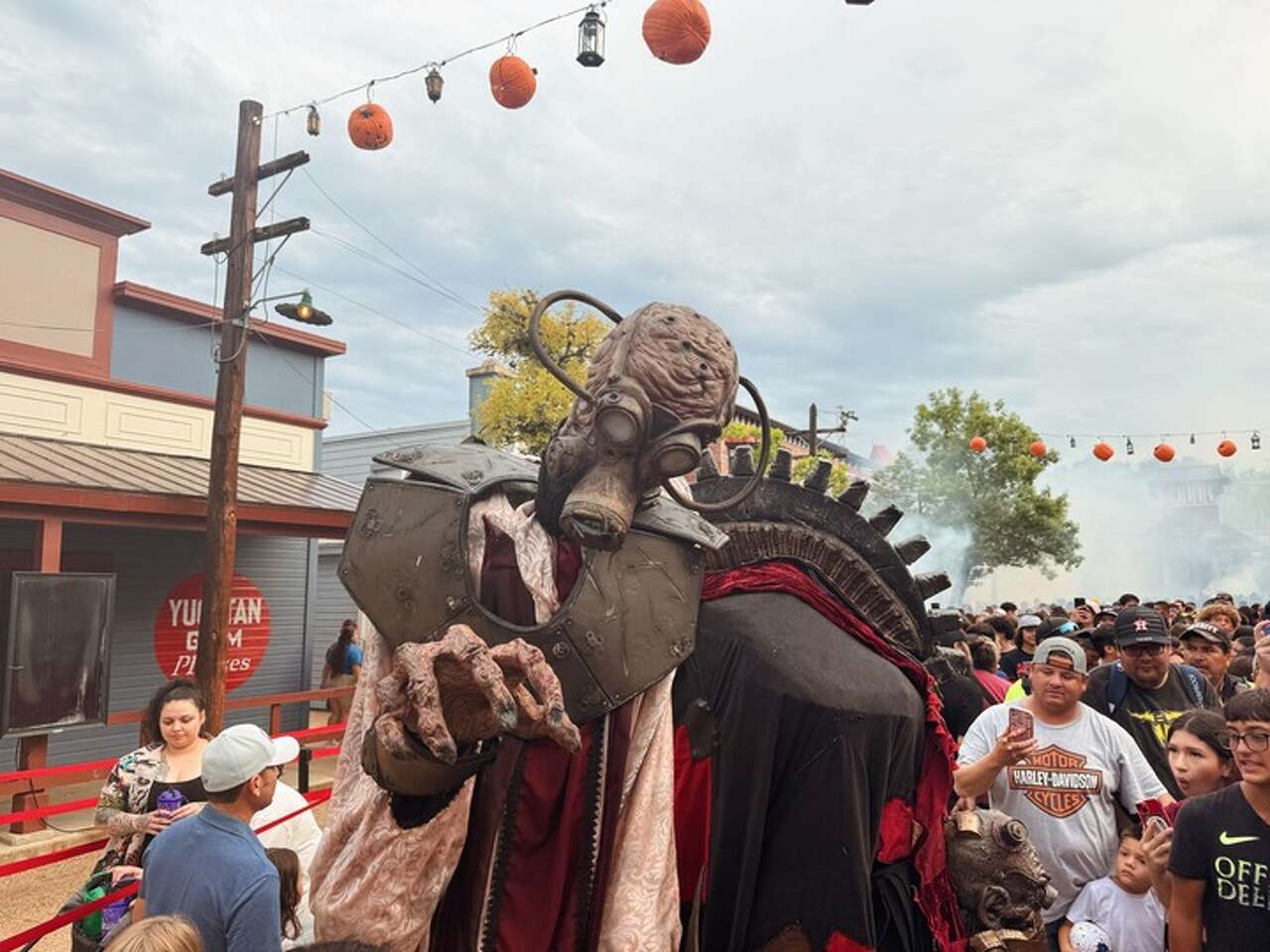 Fright Fest's scariest sight at Six Flags Fiesta Texas? Crowds.