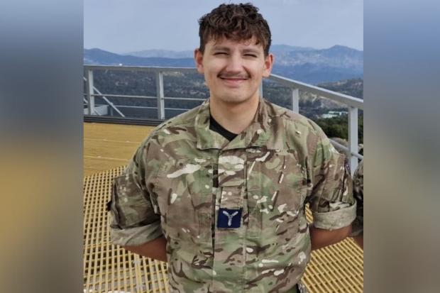 RAF airman based in North East takes on solo running challenge in Falklands