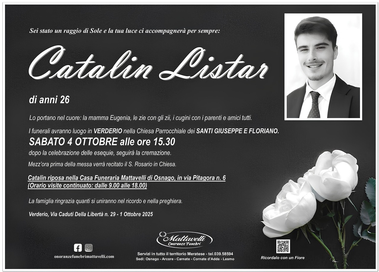 Catalin Listar è morto dopo 8 anni di coma: l'incidente nel 2017, il ...
