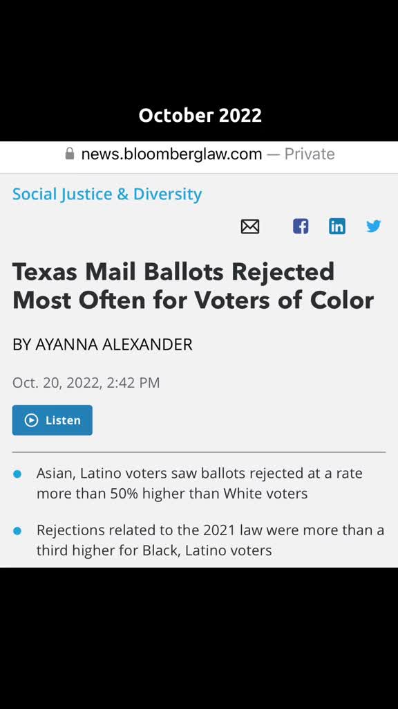 How Systemic Racism Persists: From 1866 Laws to 2022 Ballot Rejections
