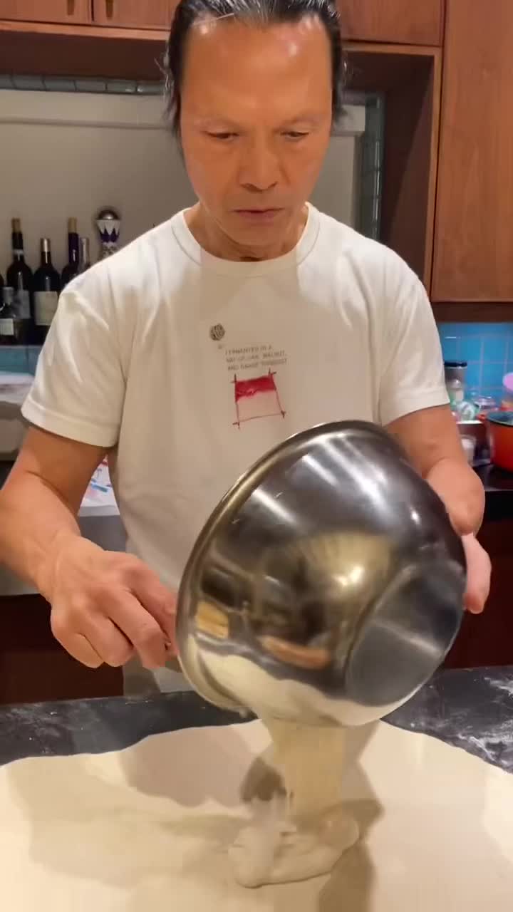 Iron chef dad turns Domino's pizza gourmet!