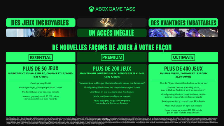 Le Xbox Game Pass ajoute 90 jeux dont d'énormes licences très appréciées