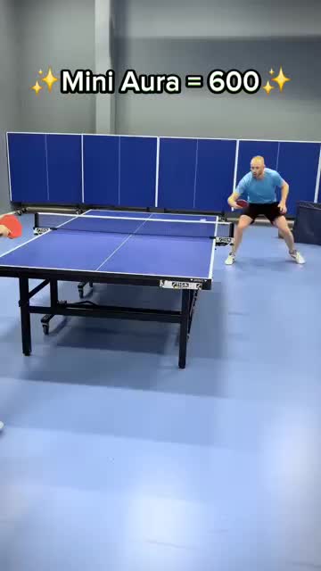 Mini Ping Pong Challenge: Who Scores the Highest Aura?