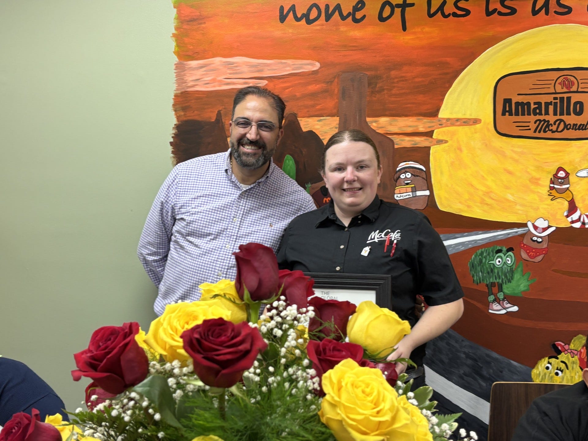 Amarillo McDonald's GM awarded worldwide honor in surprise event