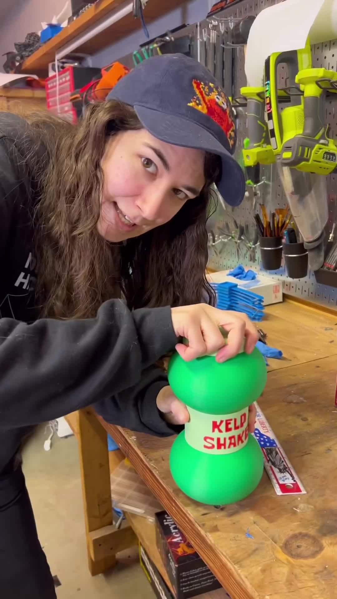 I created a real-life kelp shake!