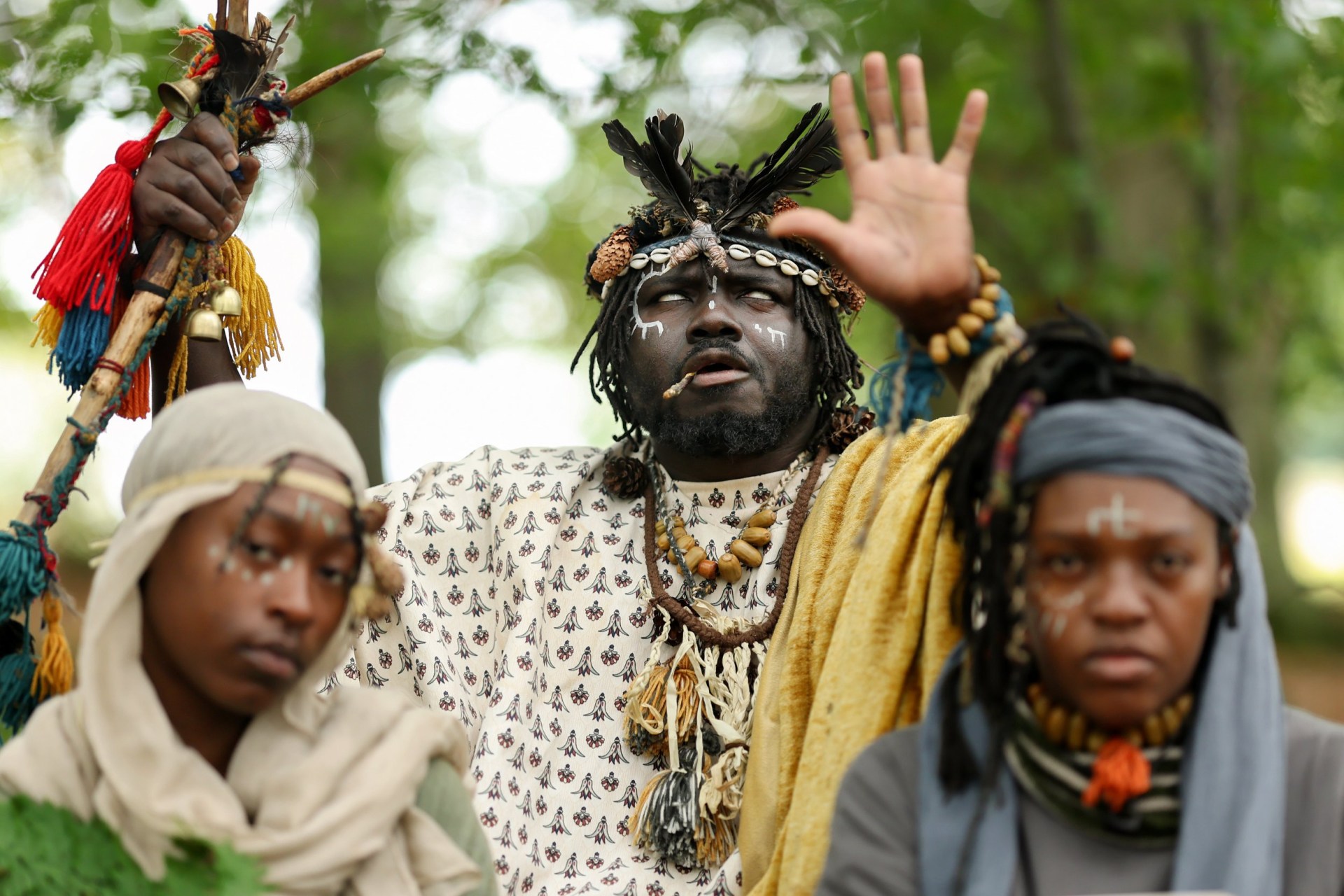 'African tribe' evicted from 'kingdom' they set up