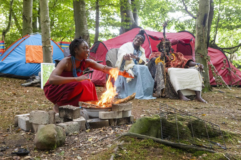 Kingdom of Kubala: Two arrested as 'African' tribe evicted from ...