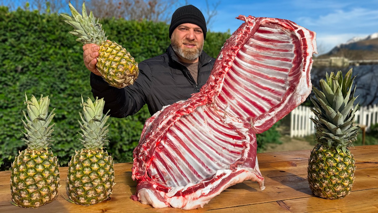 King Ribs with Grilled Pineapples – A Sweet and Smoky Combo