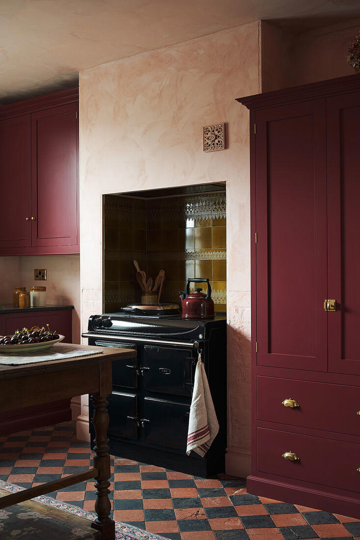 Kitchen of the Week: Red, Pink, and Lace in a Former Victorian ...