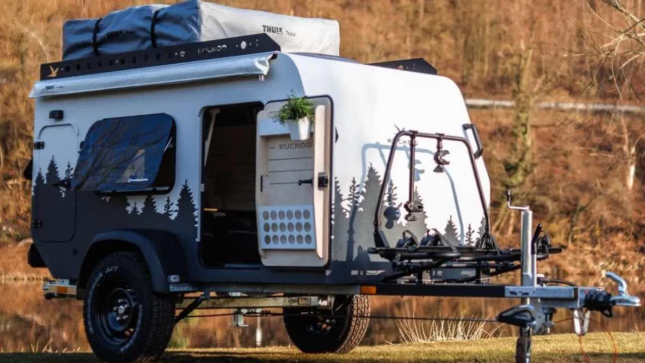 Kuckoo Camper Bruno 2024 – Mini-Wohnwagen jetzt mit Aufstelldach!
