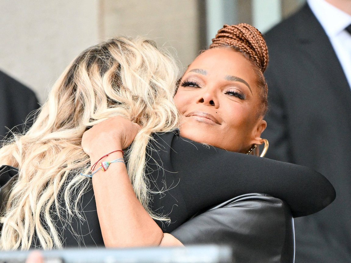 Janet and Paris Jackson Share Heartfelt Embrace at Tom Ford Show
