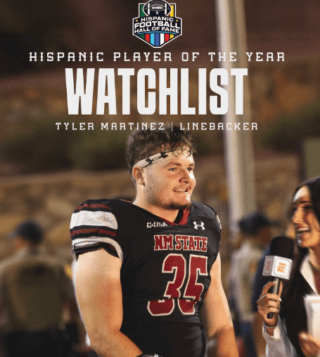 NMSU’s Tyler Martinez named to Hispanic College Football Player of Year ...