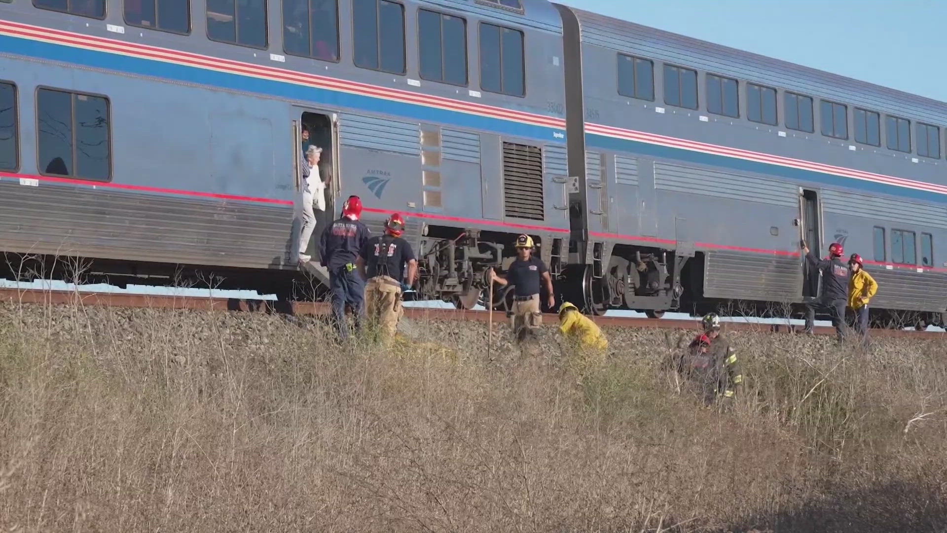 Amtrak train headed for Seattle crashes into tanker