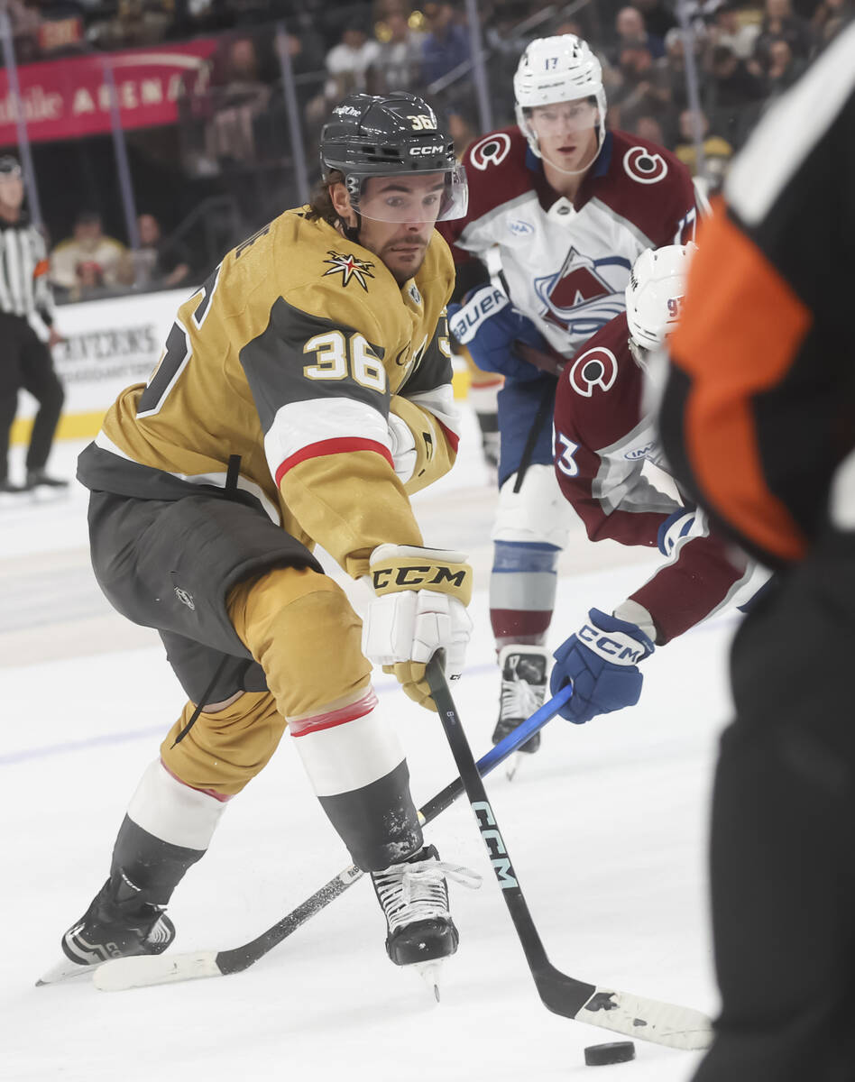 3 takeaways from Knights’ preseason win: Shutdown line shines against Avs