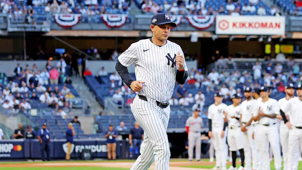 Yankees manager Aaron Boone details why Ben Rice remains out of catcher ...