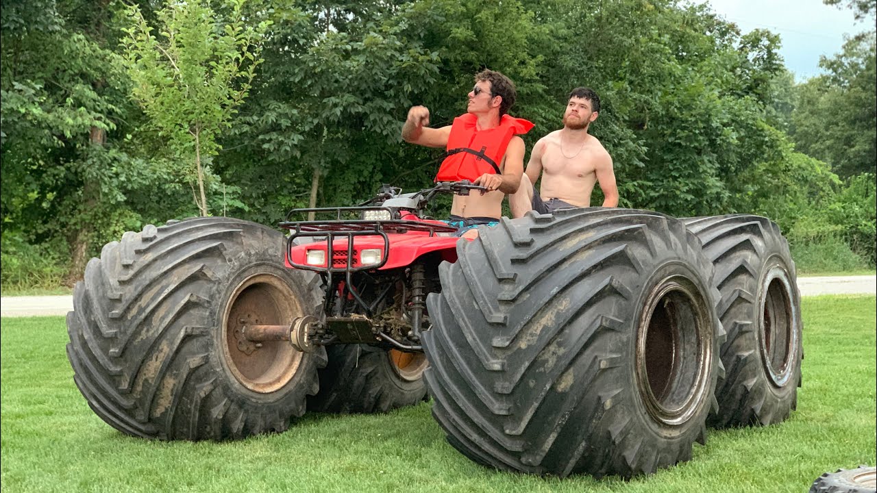 Monster Quad Fails Miserably