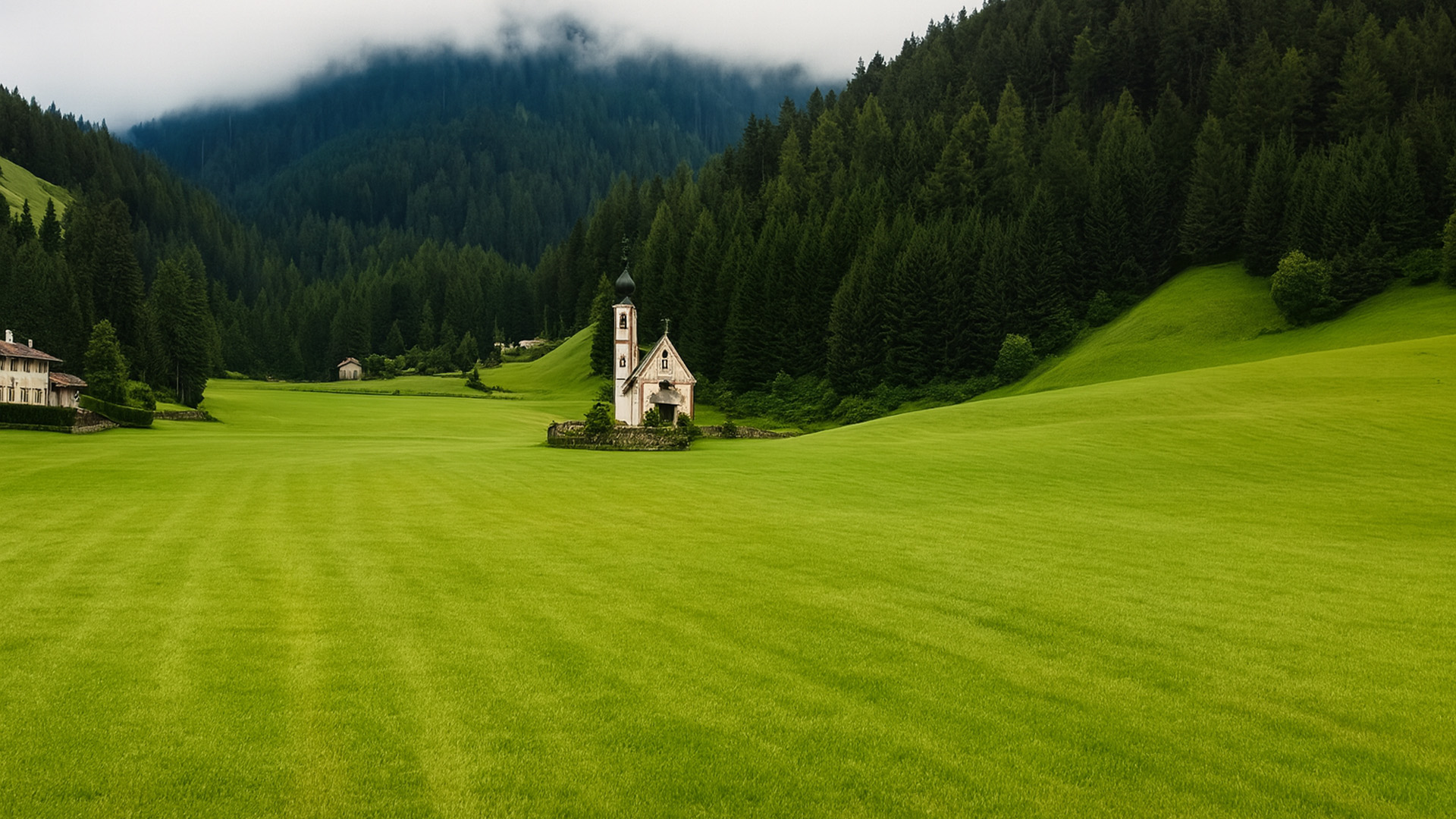 St. Johann templom a Dolomitokban – Az olasz Alpok 4K felbontásban