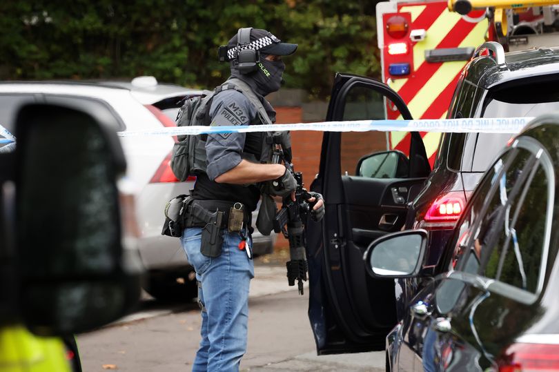 Armed police shoot suspect after Manchester synagogue stabbing and car ...