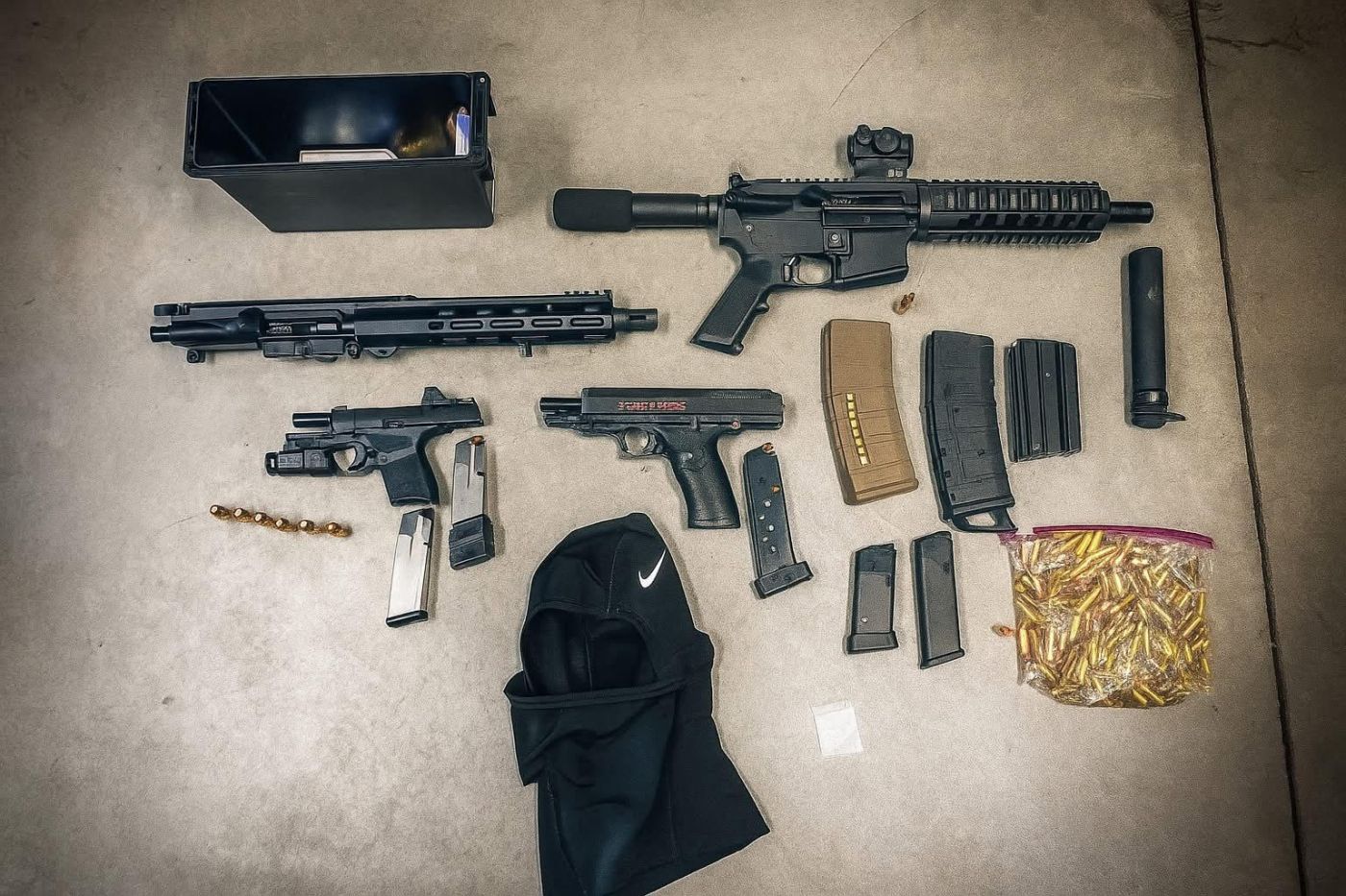 Red Bluff PD arrests three after firearms allegedly found in car