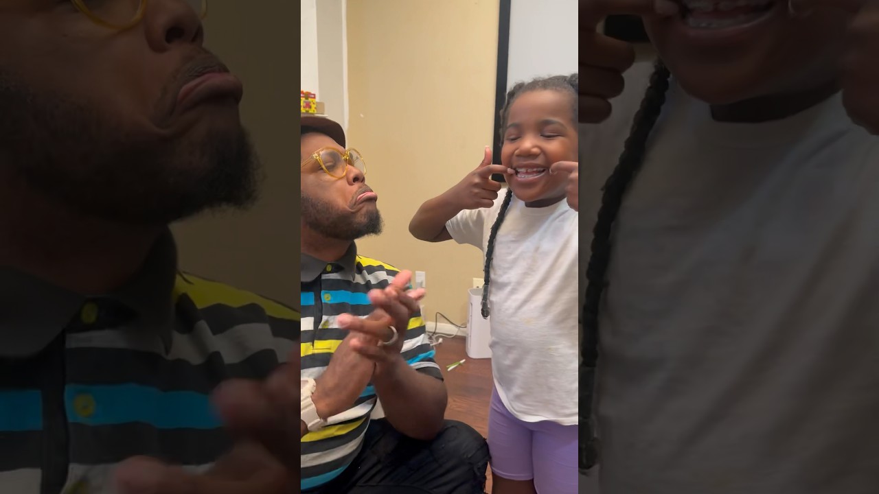 Girl gets new braces and causes a hilarious scene