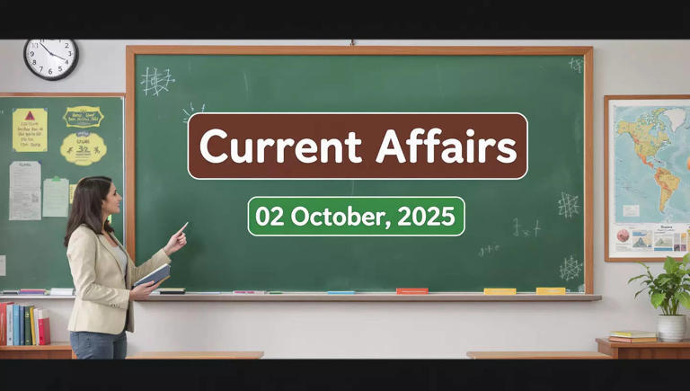 GK Quiz Today, 02 October, 2025: Latest Current Affairs Questions & Answers