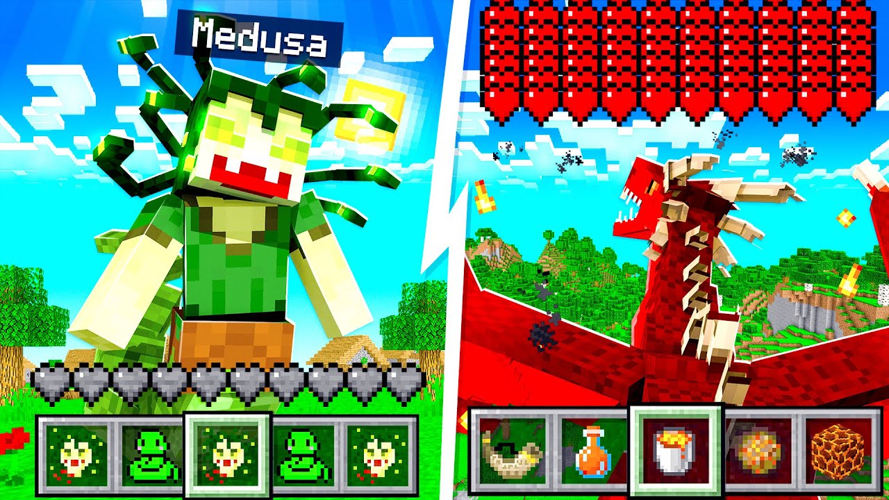 Morphing into every mythical creature in Minecraft!