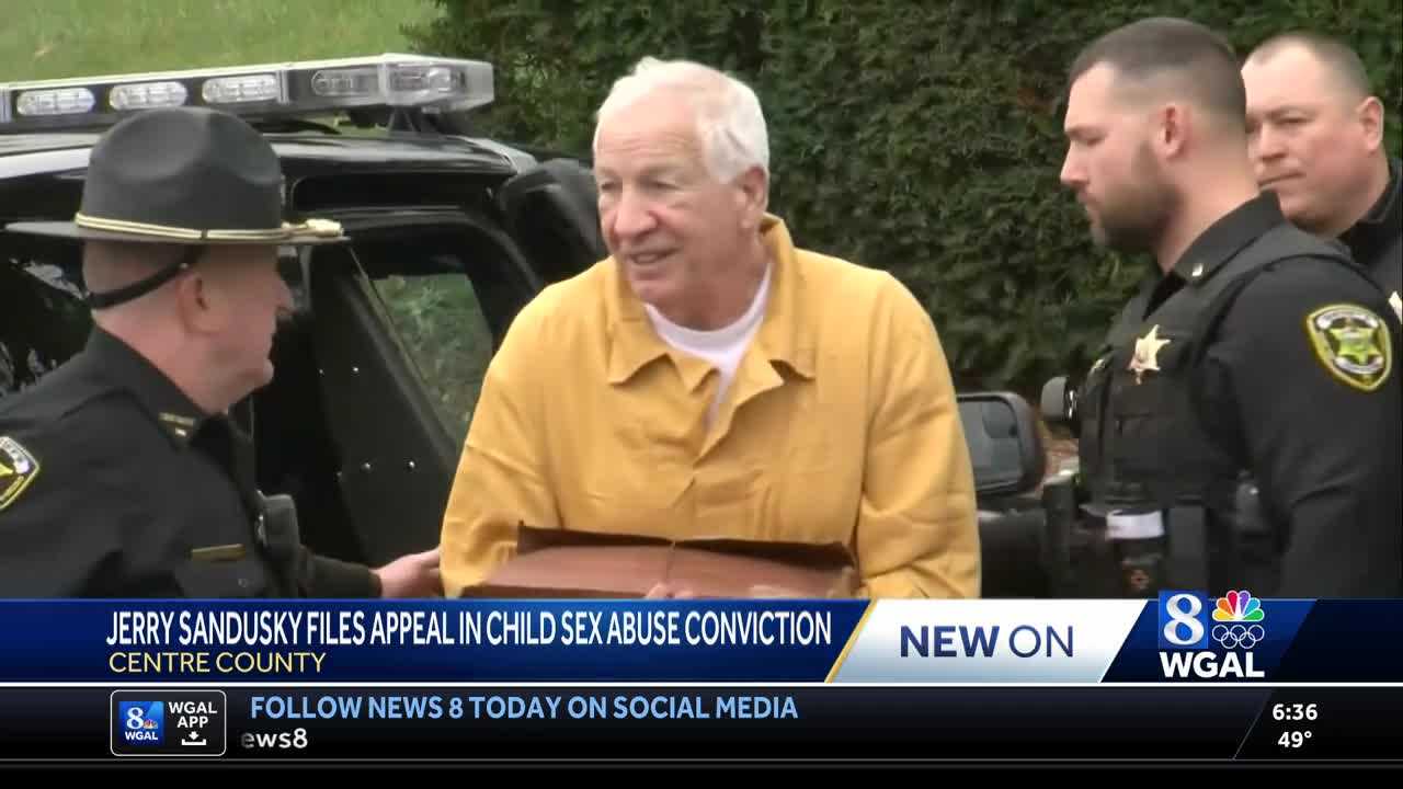 Former Penn State assistant football coach Jerry Sandusky files new ...