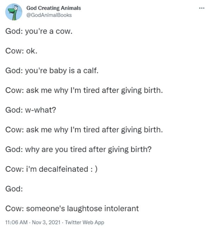 Here’s What God Must’ve Told The Animals While He Was Creating Them (28 ...