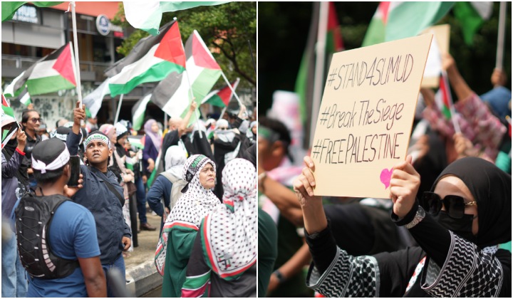 Thousands March To US Embassy In KL To Protest Israeli Interception Of ...