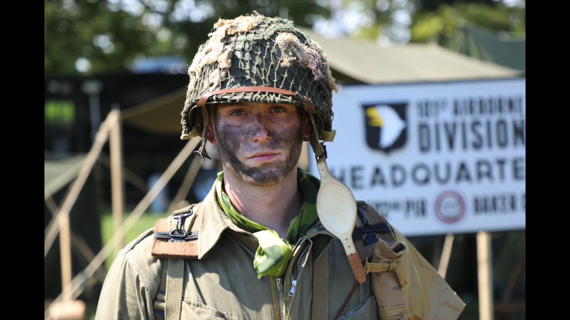 101st Airborne medic re-enactment