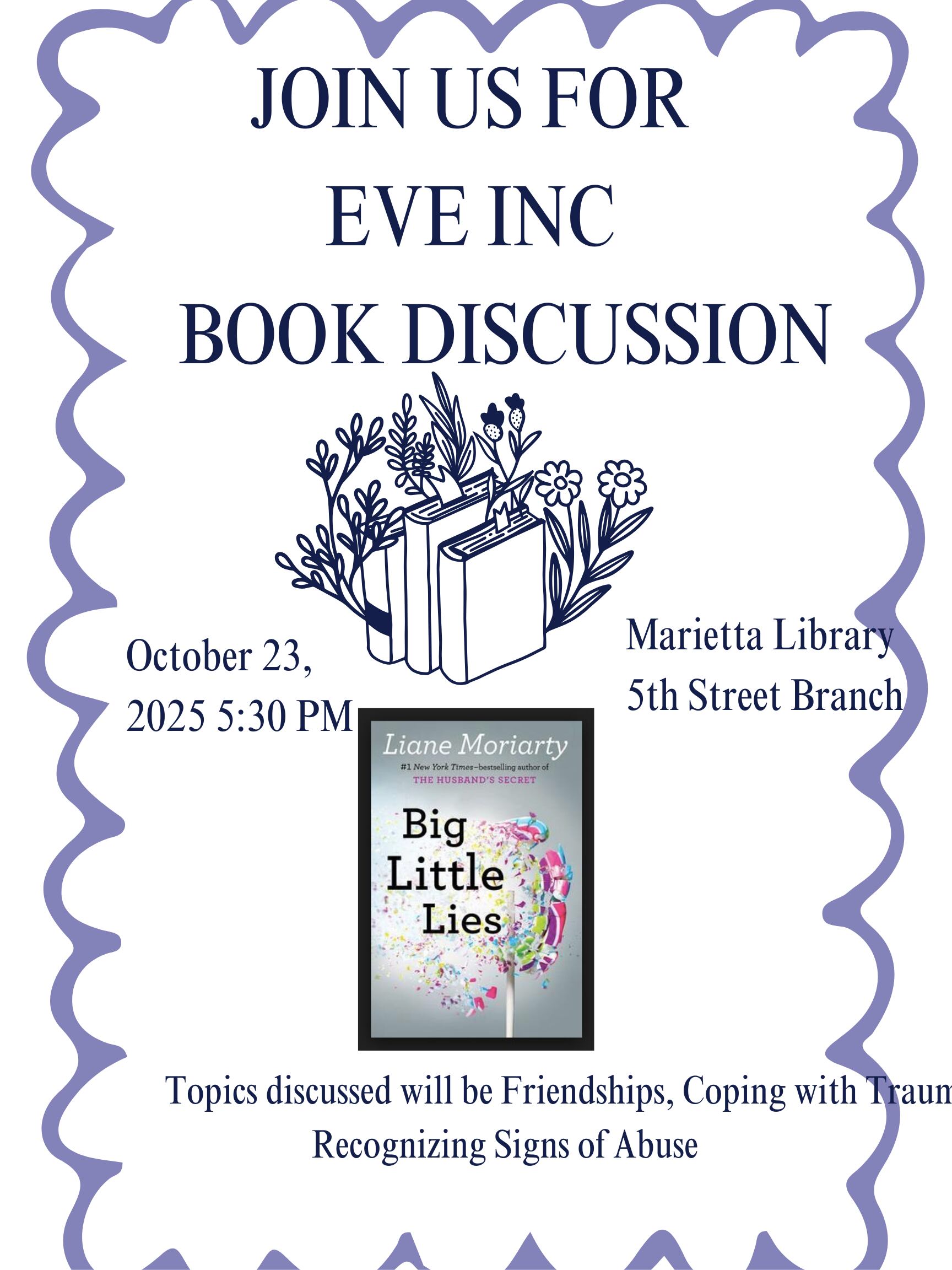 Domestic Violence Awareness Month Events with EVE Inc