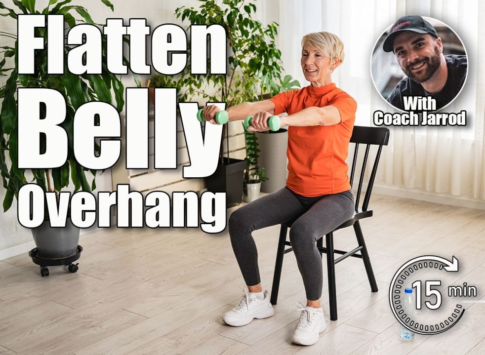 I’m a Coach and These 5 Chair Exercises Flatten Belly Overhang Faster ...
