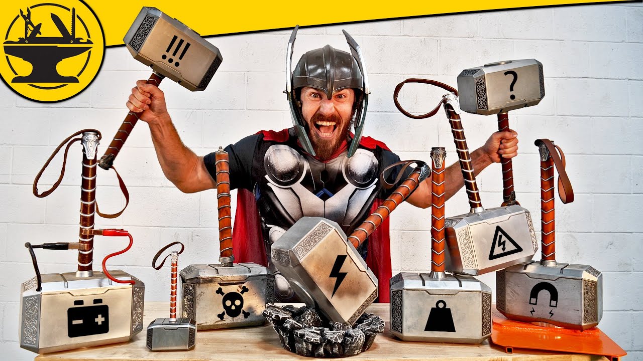 Inside the Hacksmith vault: Every real Thor hammer ever made