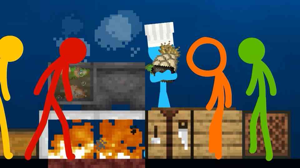 Beta Chains: Stick Figures Tangled in Chaos