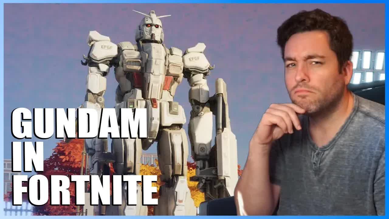 This is Gundam in Fortnite? [Gundam Fortnite gameplay]