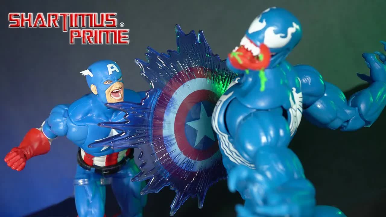 Marvel Legends Captain America vs. Venom GamerVerse 2-pack Marvel VS ...