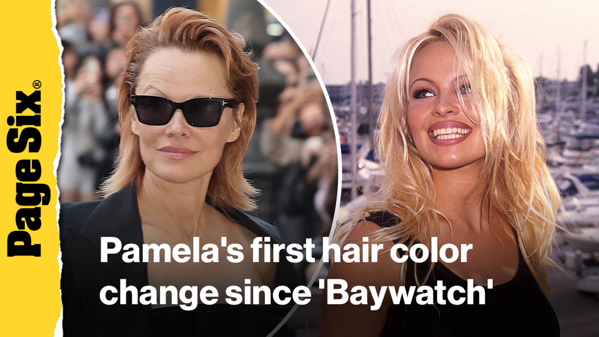 Pamela Anderson changes her hair color for the first time since 'Baywatch'