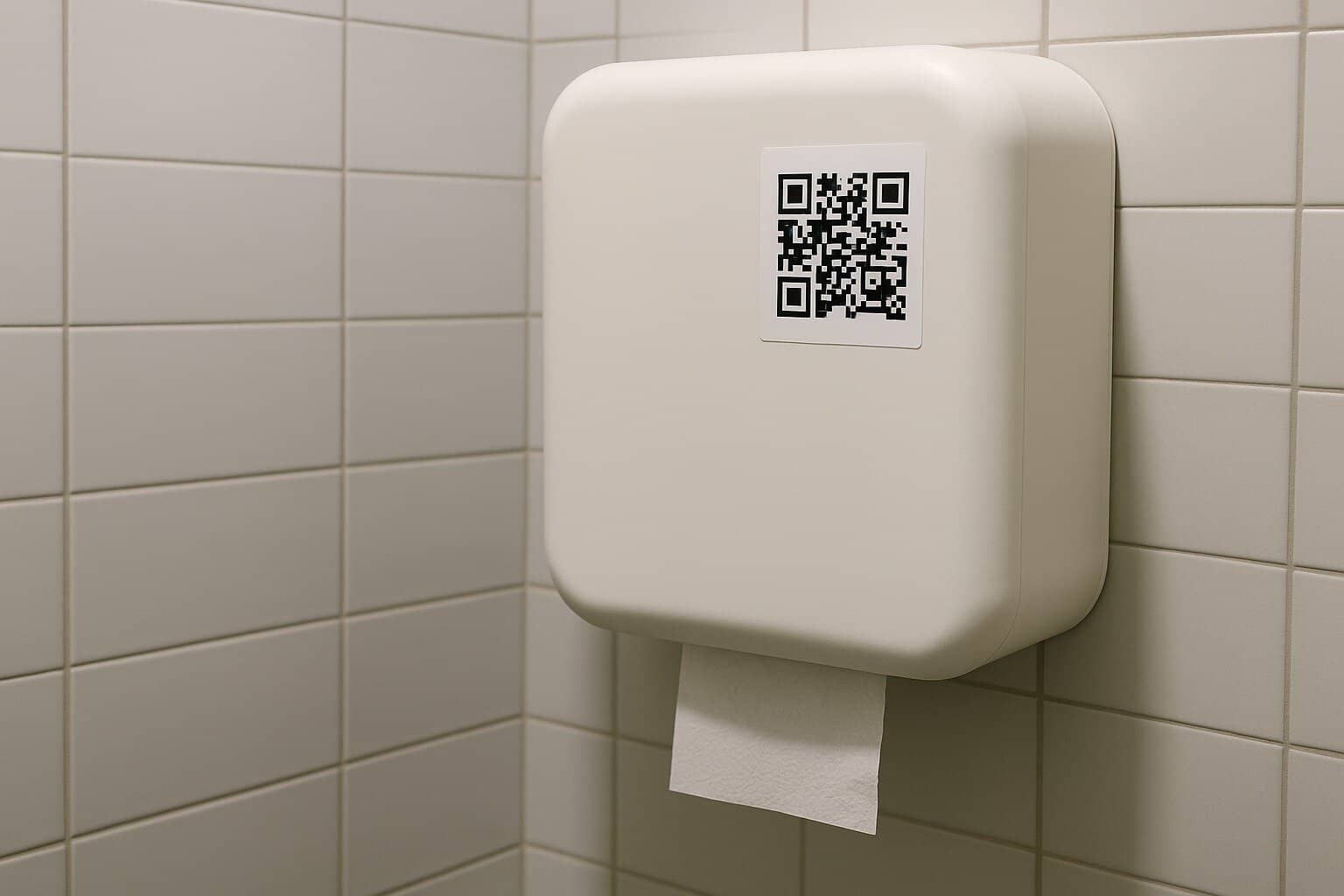 Papel higiénico grátis no WC público? Só depois de veres publicidade