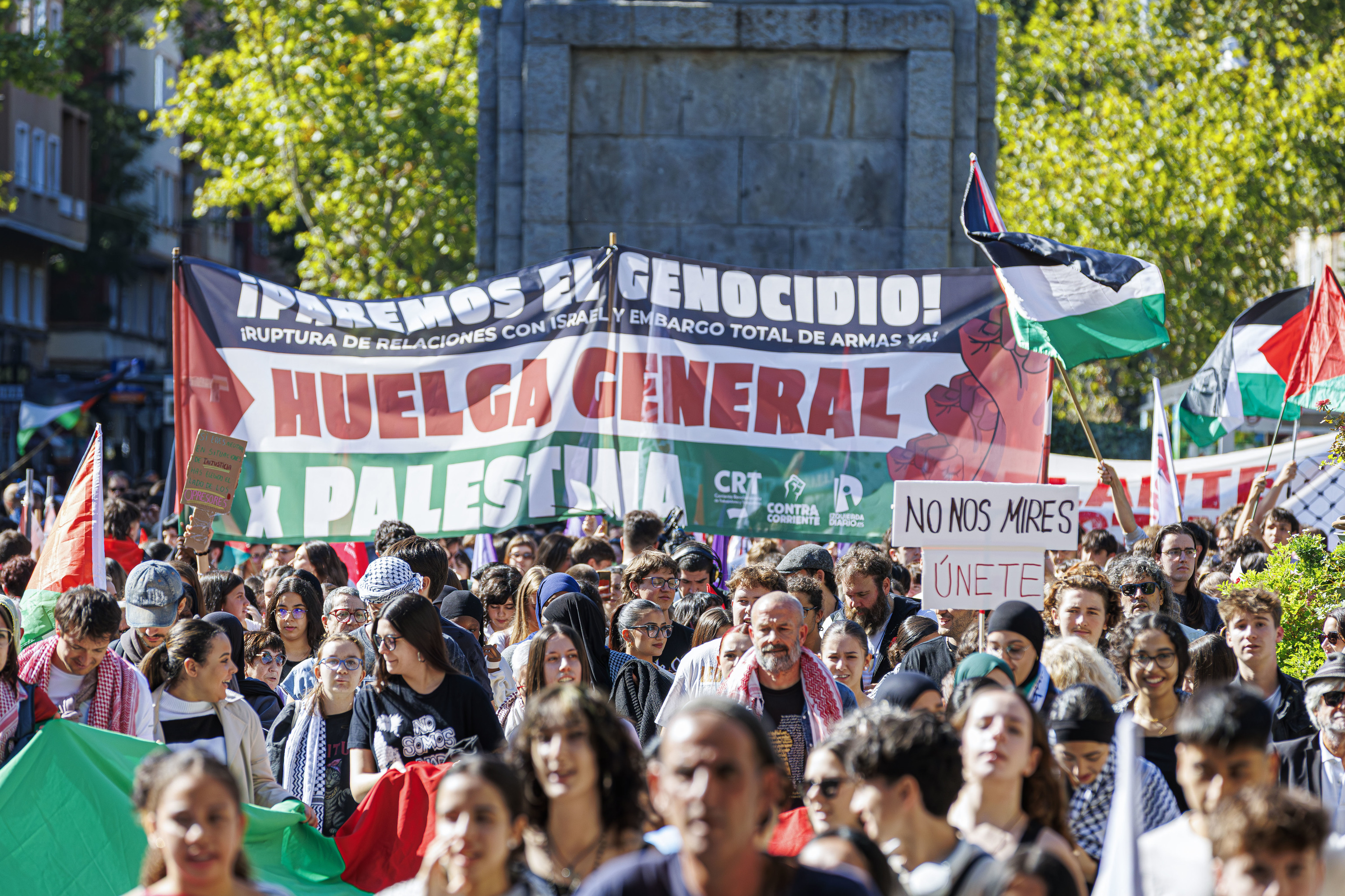 Miles de estudiantes de toda España marchan en apoyo a Palestina y ...