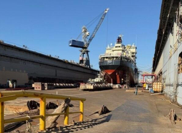 Worker rescued after falling into vessel at shipyard, Mobile Fire ...
