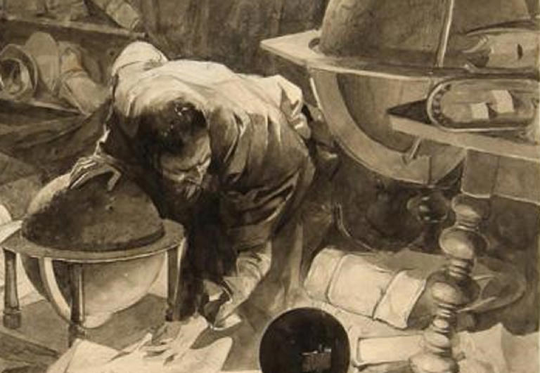 Astronomer Tycho Brahe lost his nose in a gruesome duel, then replaced ...