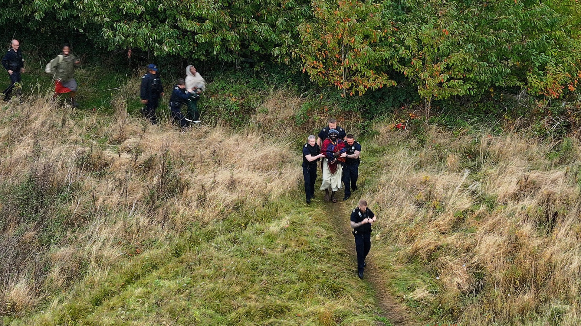 'African tribe' evicted from 'kingdom' they set up