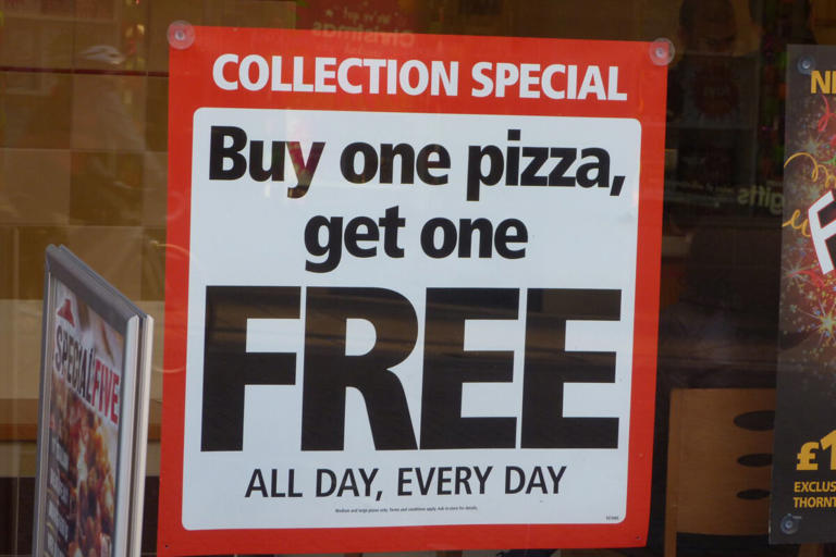 'Twee halen, één betalen' verboden voor Engels junkfood