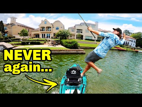 My first and possibly last kayak fishing trip